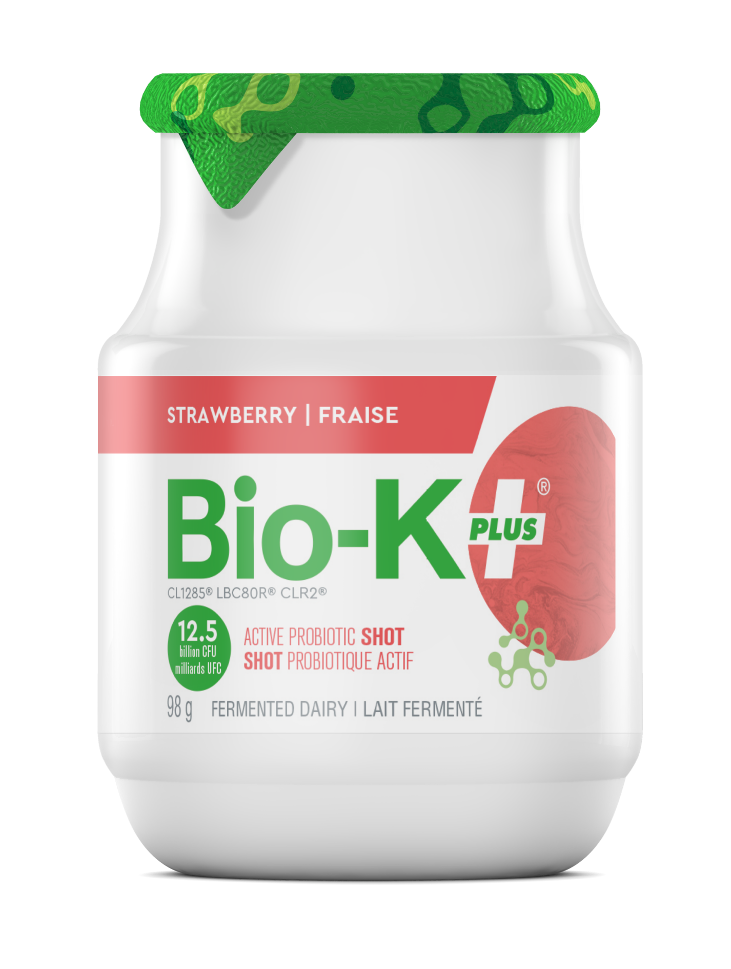 Strawberry – Active Shot FERMENTED DAIRY DRINKABLE PROBIOTIC – Bio-K+